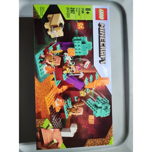 Toys | Lego Minecraft The Warped Forest Building Toy 21168 Piglin ...